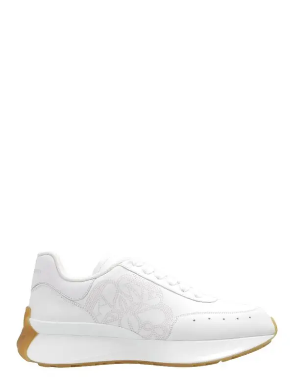 Alexander McQueen Logo Detailed Low-top Sneakers - White