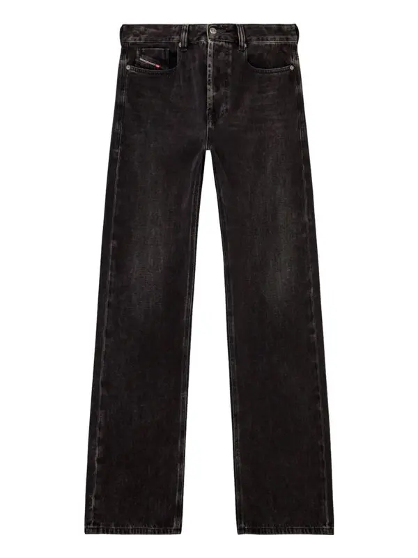 DIESEL® 1980 D-eeper Straight Leg Jeans - Black/dark Grey
