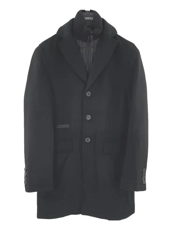 Karl Lagerfeld Lapel Long-sleeved Coat - No