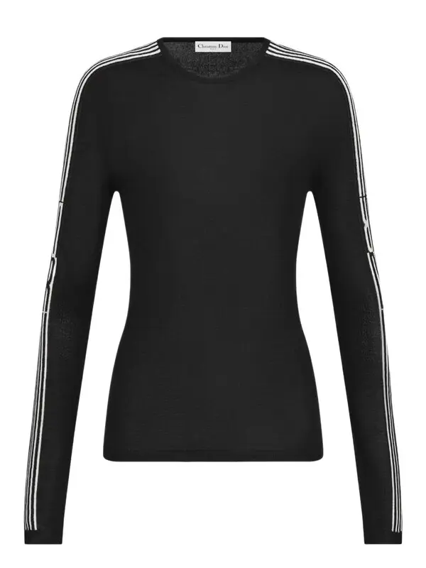 Dior Alps Fitted Sweater - Black