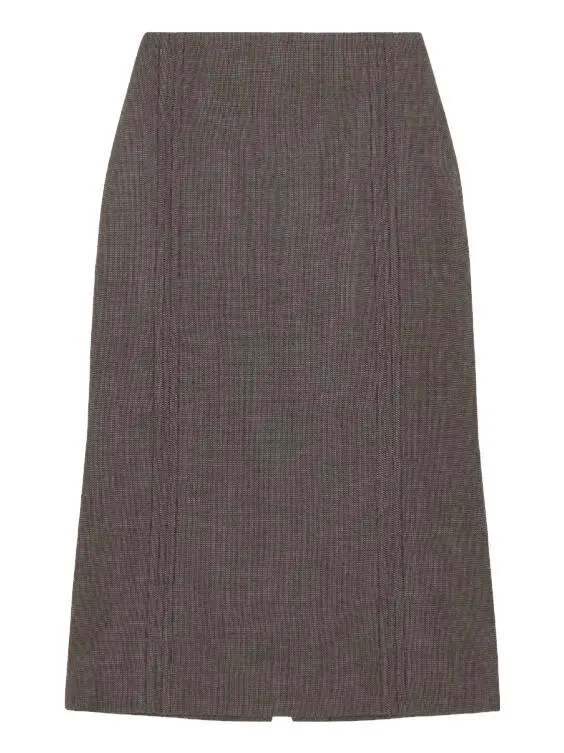MAISON MARGIELA Midi Skirt - Brown And Beige
