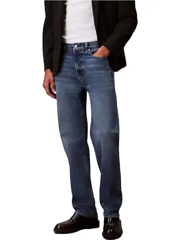 Calvin Klein Standard Straight Leg Jeans - Light Color Ck Stone