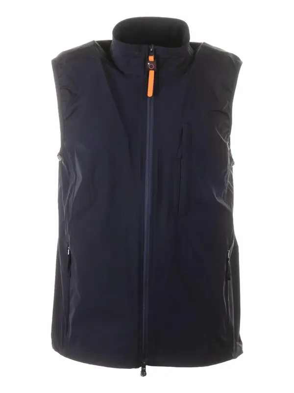 Aspesi Zip-up Padded Vest - Black