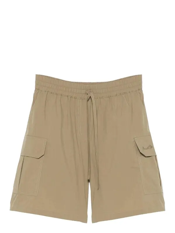 P.a.r.o.s.h Cargo Shorts With Drawstring Belt - Sesame Beige