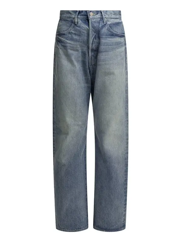 Auralee High Waist Relaxed Jeans - Gray