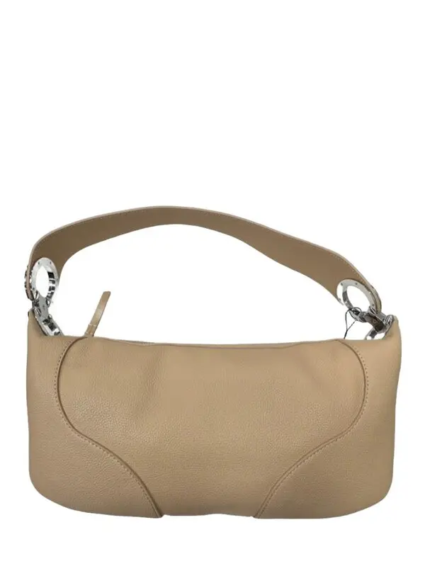 By Far Amira Leather Shoulder Bag - Nude