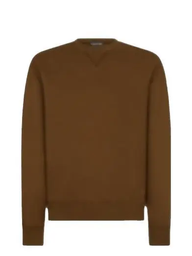 TOM FORD Crew Neck Sweatshirt - Brown