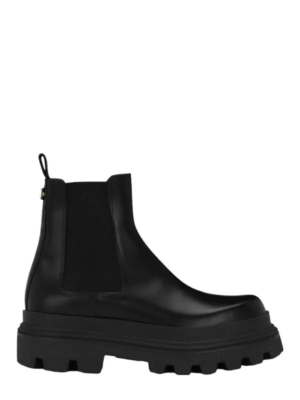 Dolce & Gabbana Round Toe Chelsea Boots - Black