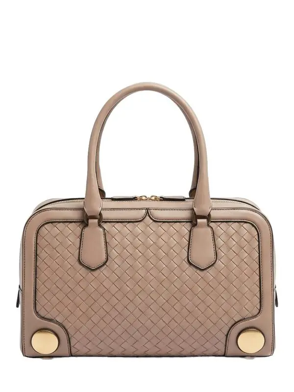 Bottega Veneta Double Handle Bag - Brown