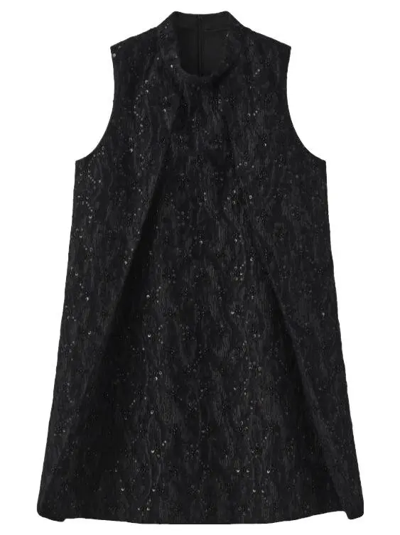Marissa Chiara Sleeveless Mini Dress - Black