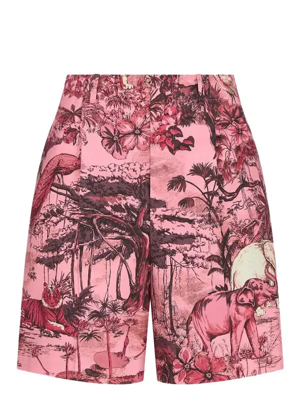 Dior Printed Shorts - Pink