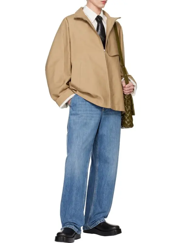 Bottega Veneta Long-sleeved Casual Jacket - Camel