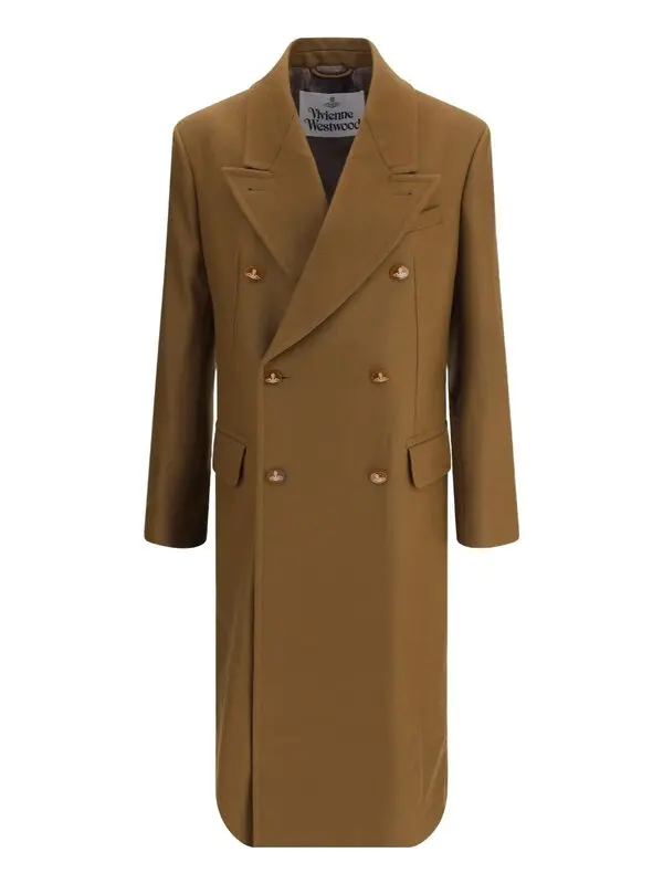 VIVIENNE WESTWOOD Double-breasted Wool Coat - No