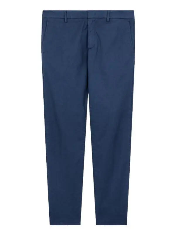 DONDUP Belt Loop Casual Pants - Blue