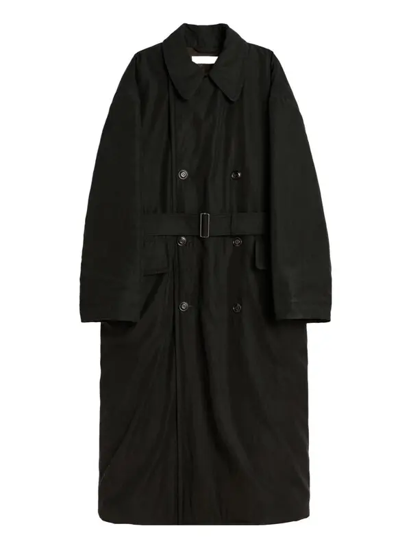 Our Legacy Belted Double-breasted Coat - Black