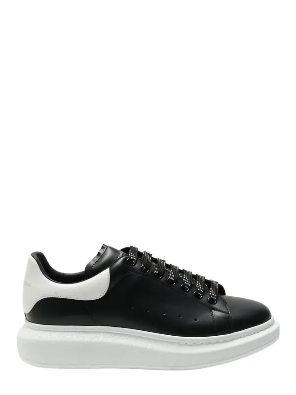 Alexander McQueen Oversized Lace-up Sneakers - Black White