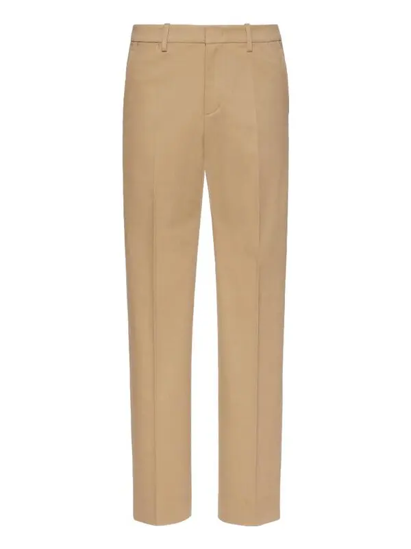 Valentino Garavani Slim Cut Straight Leg Trousers - Nude