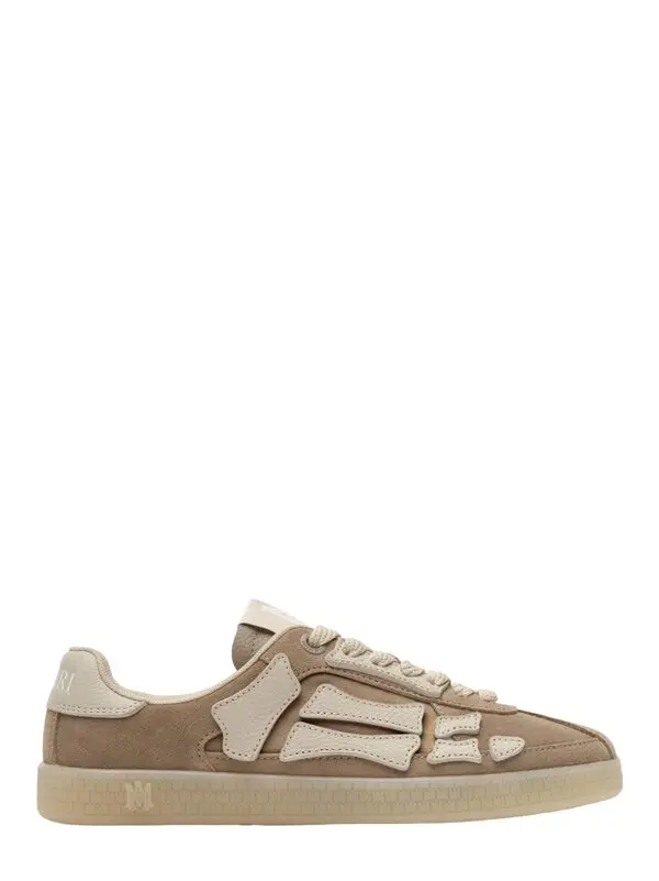 Amiri Pacific Bones Suede Low-top Sneakers - Brown