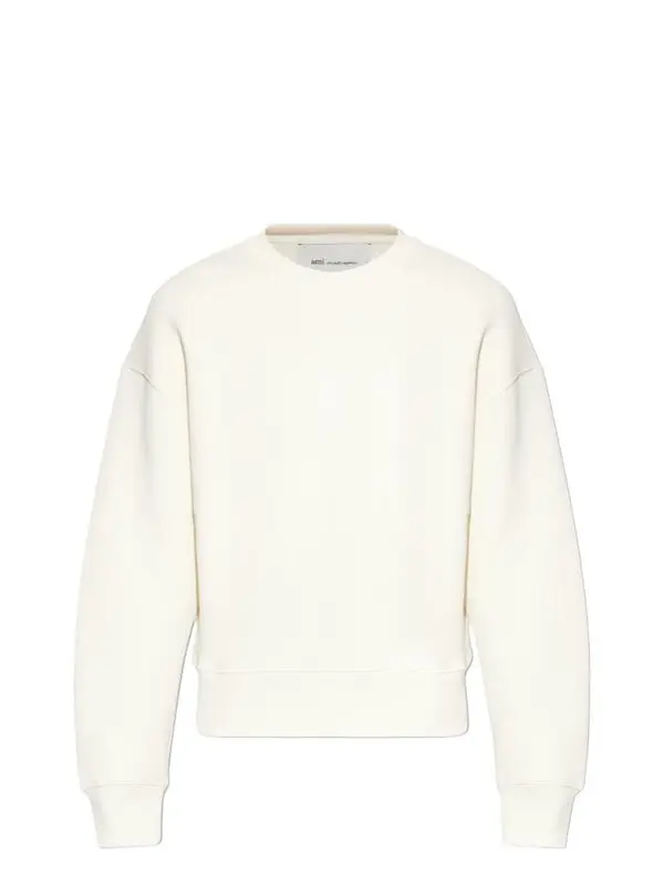 AMI Paris Long-sleeved Sweatshirt - White
