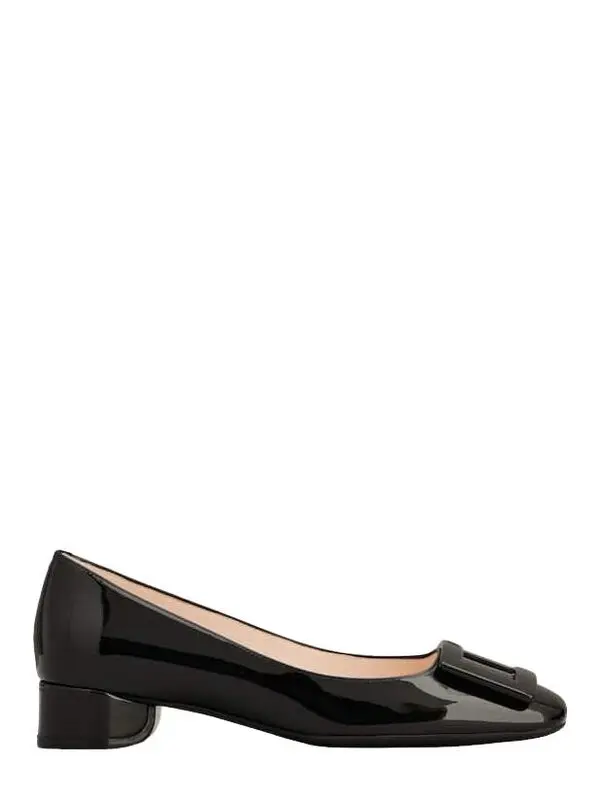 ROGER VIVIER Buckled Slip-on Pumps - Black