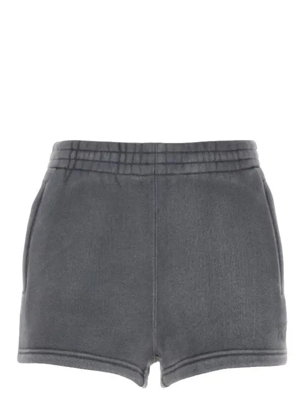Alexander Wang Logo Track Shorts - Grey