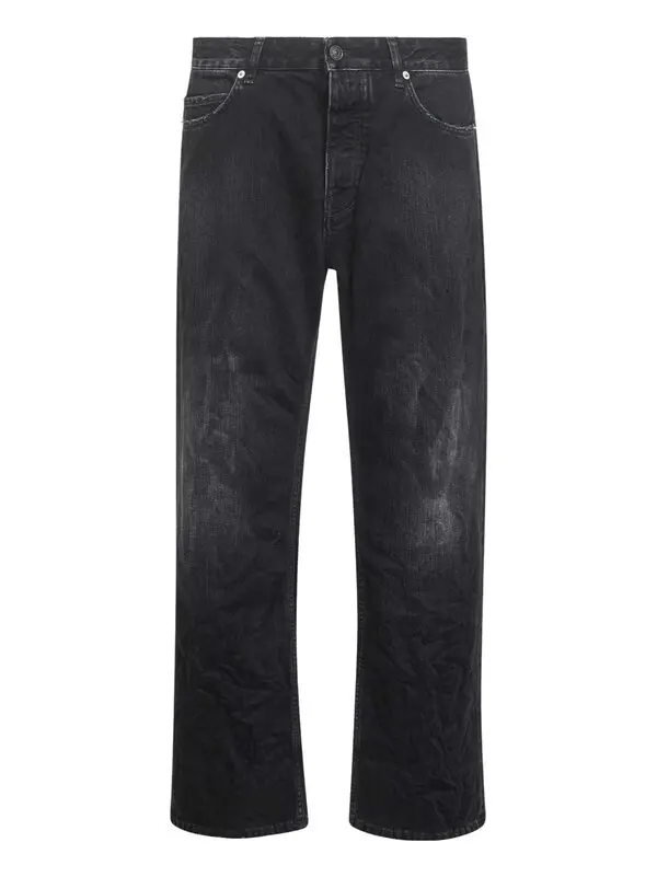 Balenciaga Straight-leg Jeans - Black