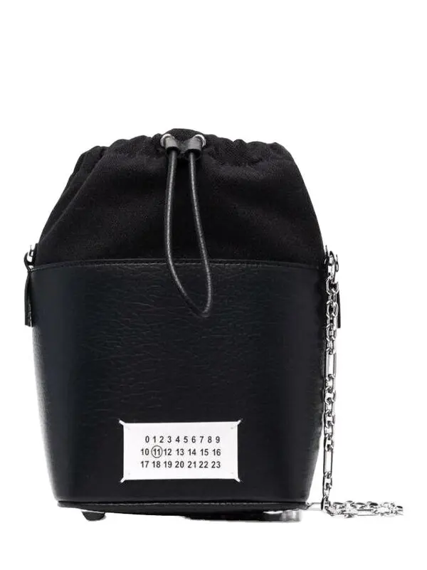 MAISON MARGIELA 5ac Drawstring Bucket Bag - Black