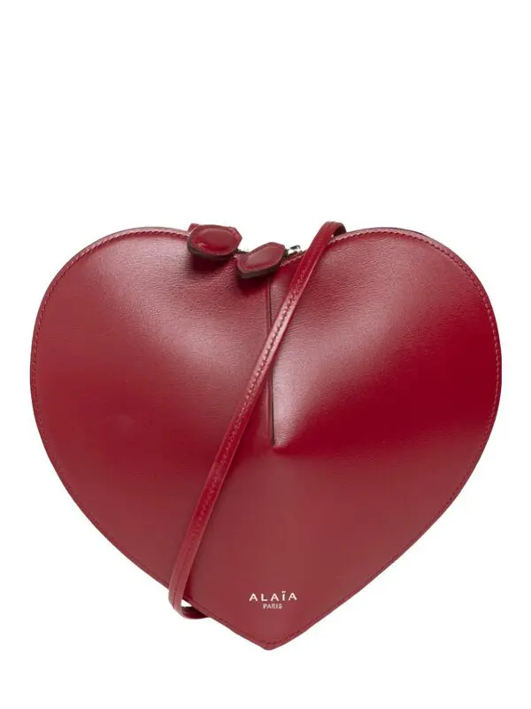 Alaïa Le Coeur Heart-shape Crossbody Bag - Laque