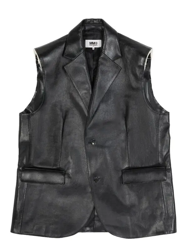 MAISON MARGIELA Single-breasted Gilet - Black
