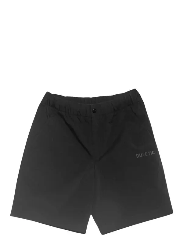 Duvetica Elastic Waist Shorts - Black