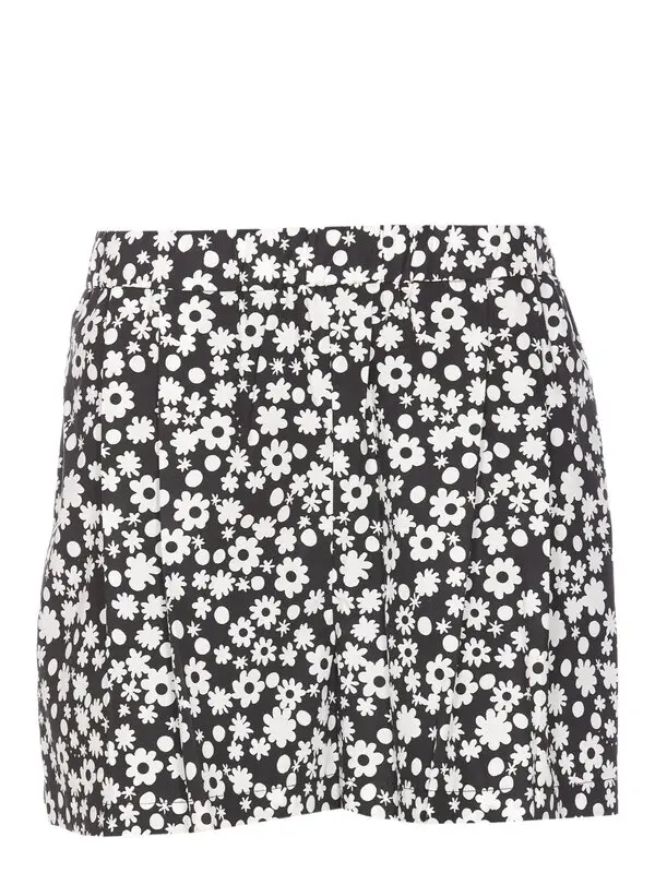 Marni Floral Printed Shorts - Black