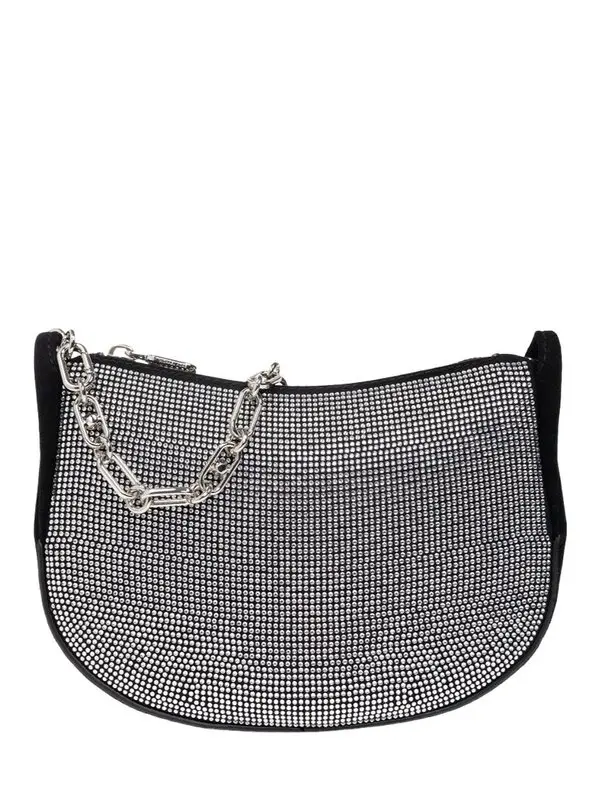 Michael Kors Small Embellished Chained Shoulder Bag - Black