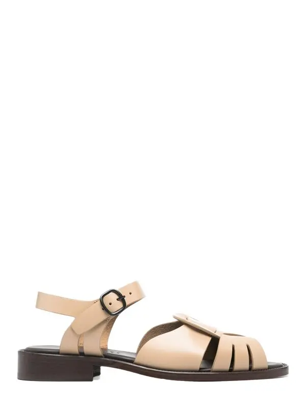 Hereu Ancorato Leather Sandals - Nude