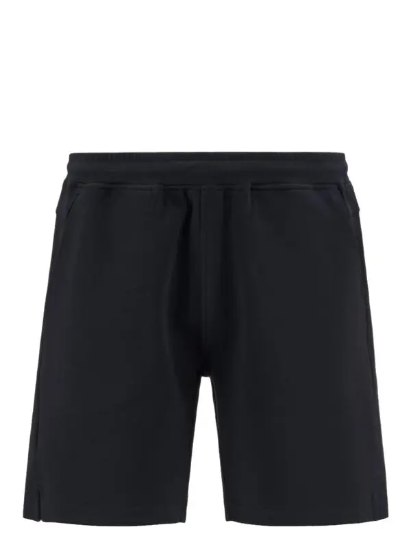 K-WAY Cotton Walking Shorts With Elasticated Waistband - Black