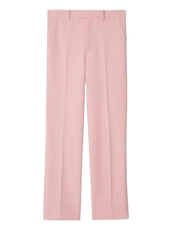 Burberry Tailored Straight-leg Trousers - Pink