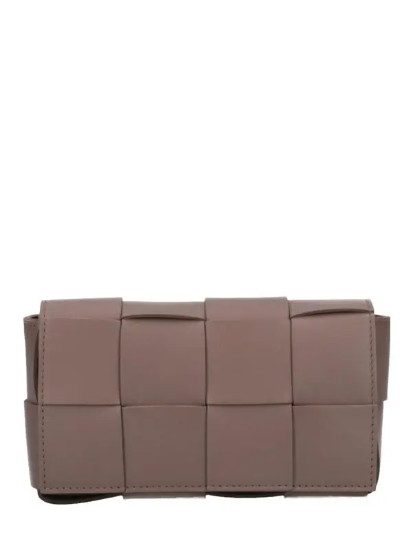 Bottega Veneta Mini Cassette Fanny Pack - Taupe