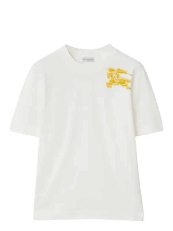 Burberry Logo Printed Crewneck T-shirt - No