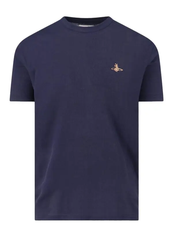 VIVIENNE WESTWOOD Short Sleeve Crewneck T-shirt - Blue