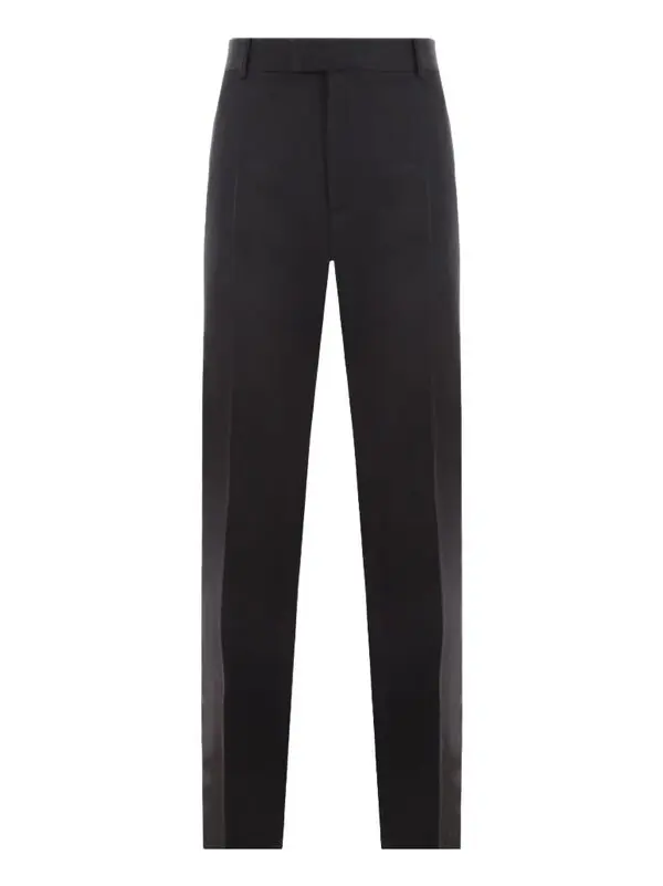 Bottega Veneta Slim Fit Tailored Trousers - Black