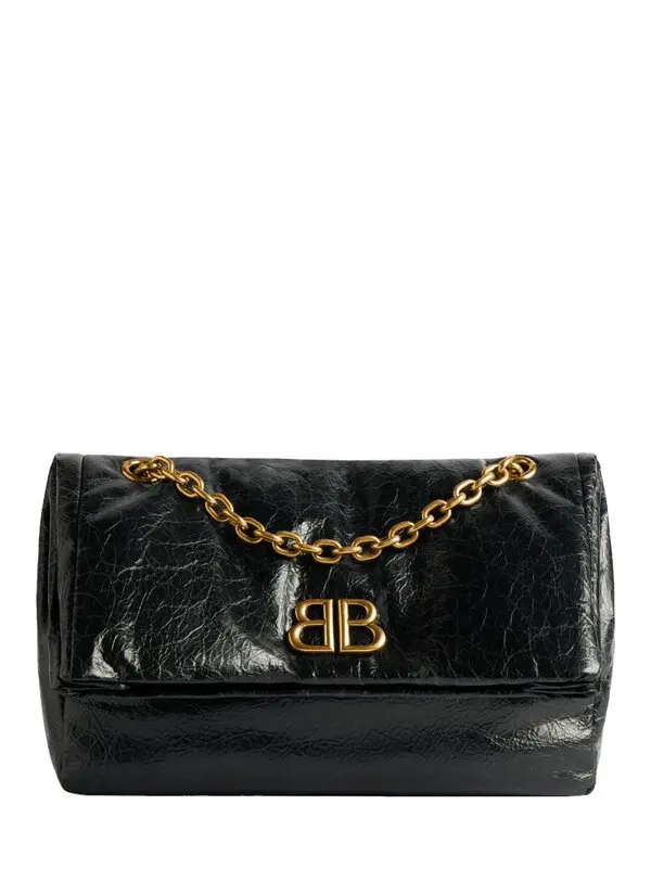 Balenciaga Monaco Shoulder Bag - Black