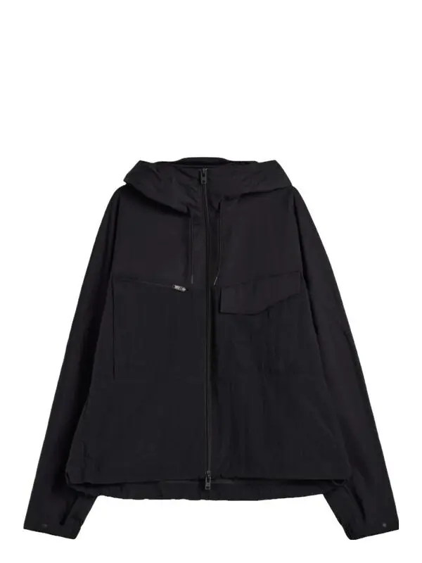 Y3 Hooded Zip-up Field Jacket - Black