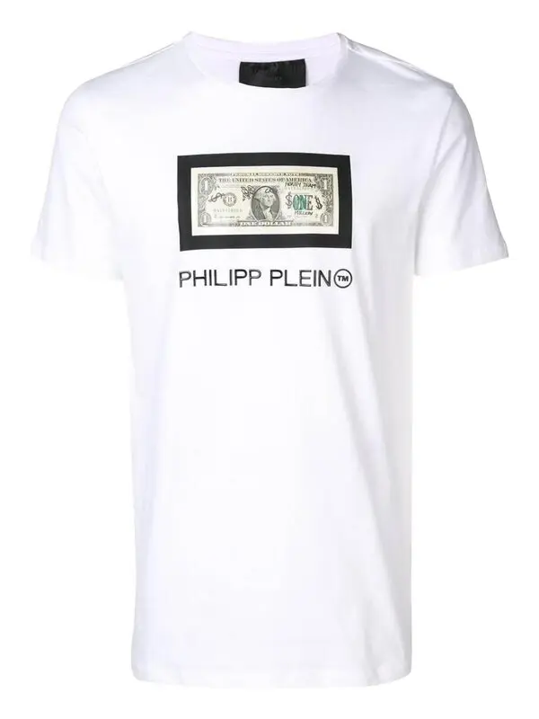 Philipp Plein Dollar T-shirt - White