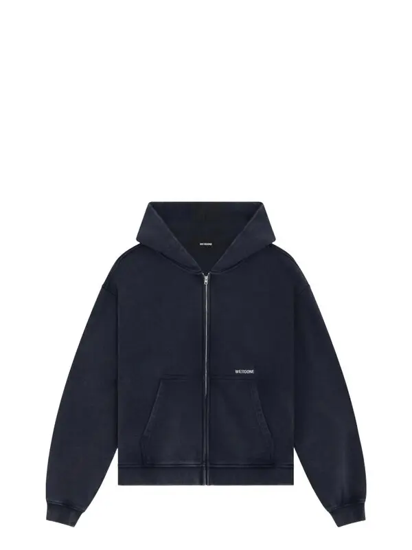 We11Done Zip Up Hooded Hoodie - No
