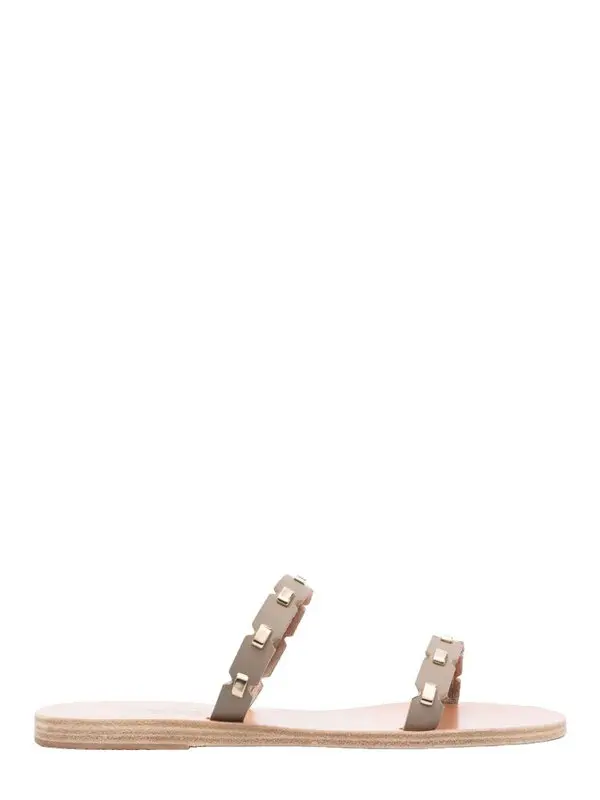 ANCIENT GREEK SANDALS Kara Flat Leather Sandals - Nude