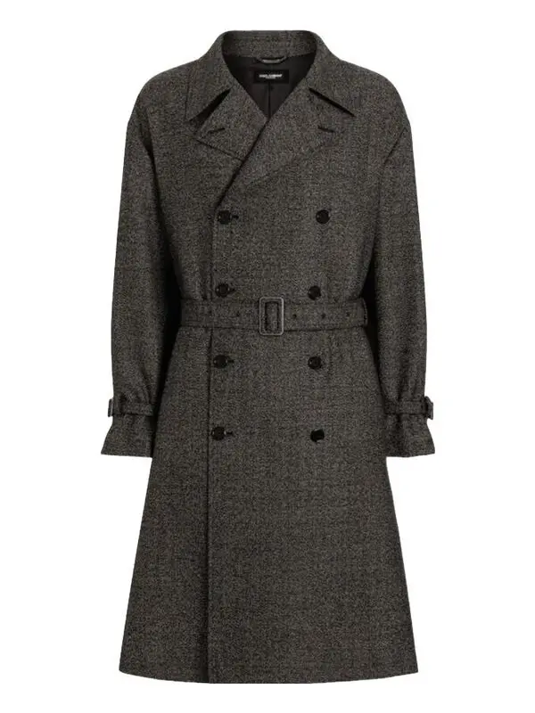 Dolce & Gabbana Double-breasted Trench Coat - Multi-color