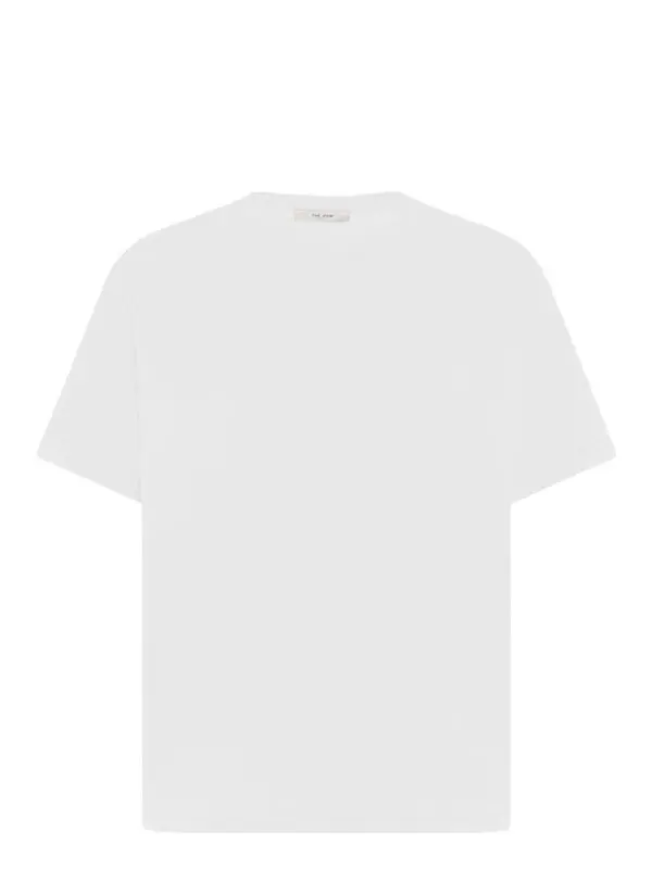 THE ROW Florie Short Sleeve Top - White