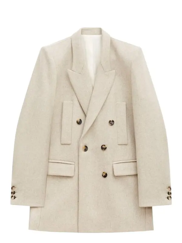 Isabel Marant Étoile Double-breasted Tailored Blazer - Sand