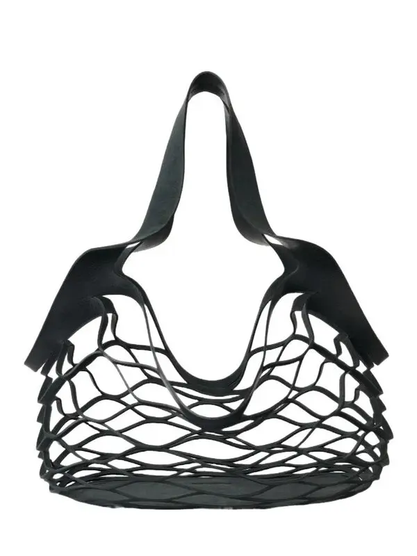 Our Legacy Media Cut Shoulder Bag - Black