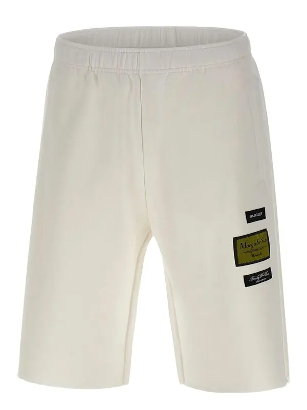 MAISON MARGIELA Patch Detailed Shorts - White