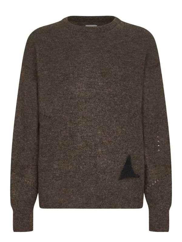 ROA Crewneck Sweater - Brown